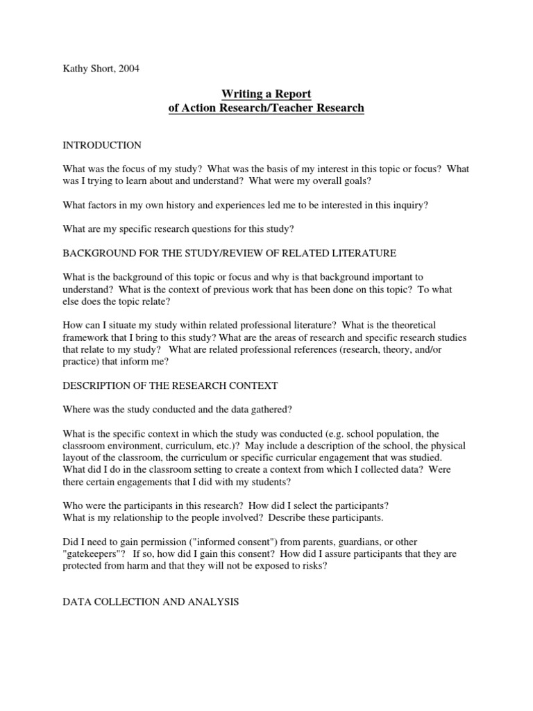 Research Report Format | PDF | Curriculum | Data