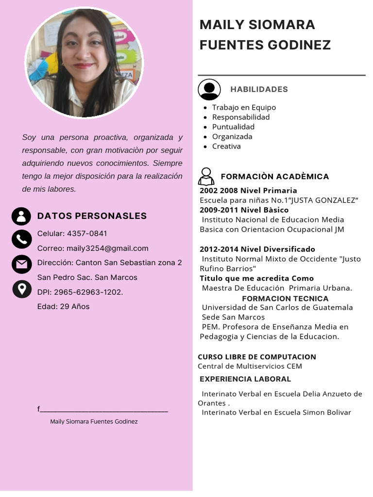 Maily Siomara Fuentes | PDF | Infancia | Inteligencia