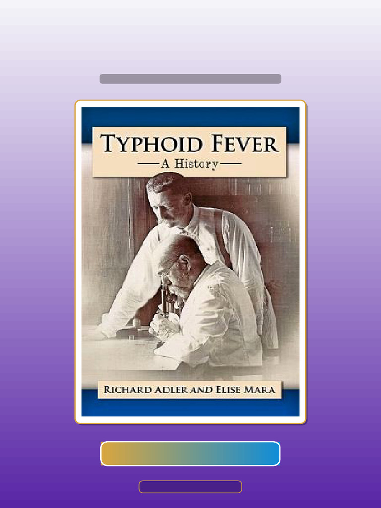 Complete Typhoid Fever A History Ebook and TestBank Bundle Verified ...