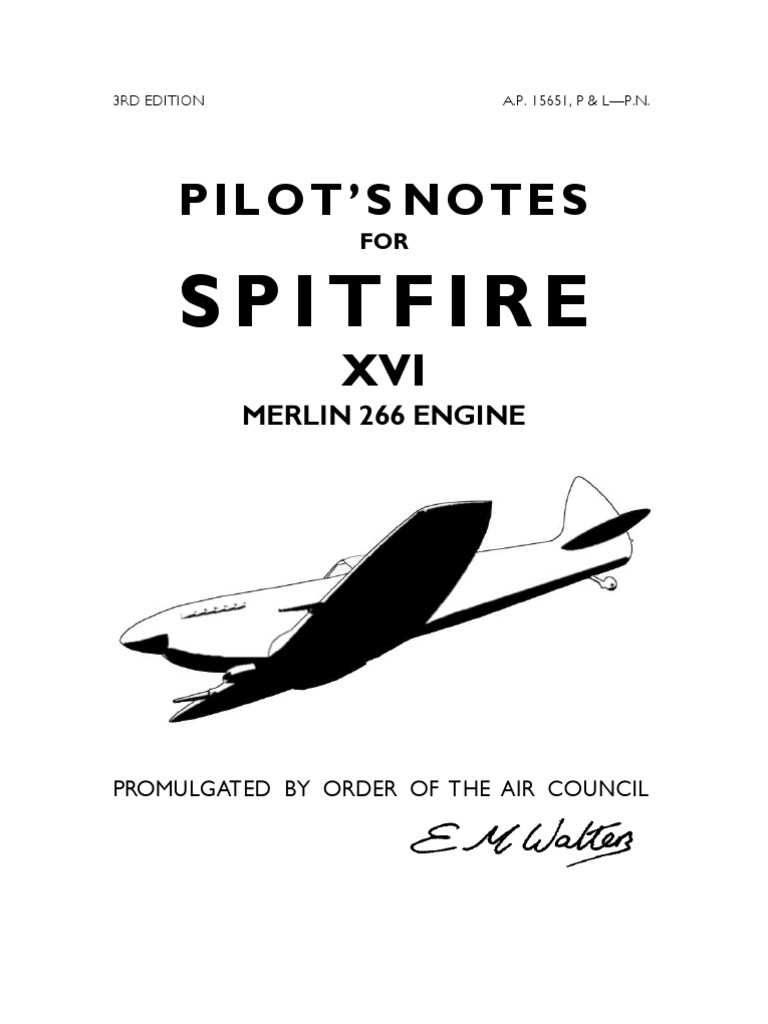 Spitfire Manual | PDF | Supermarine Spitfire | Turbocharger