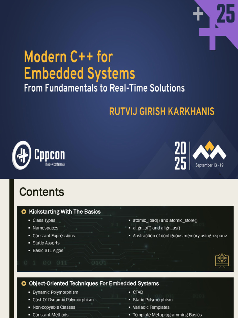 Modern CPP For Embedded Systems | PDF | Class (Computer Programming ...