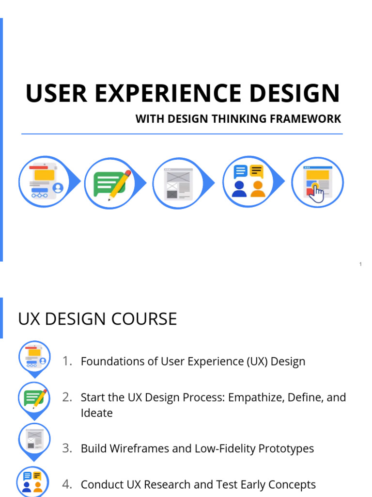 UX Design Course Overview and Framework | PDF | Bias | Design