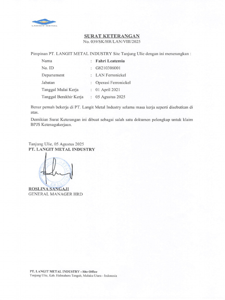 Fahri Leatemia | PDF
