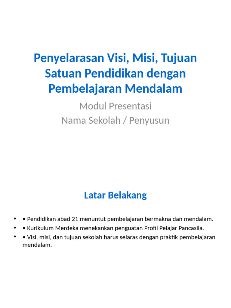 Modul Penyelarasan VMT Desain | PDF