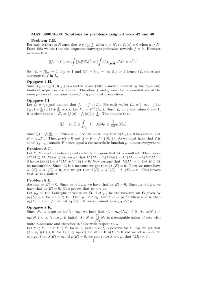 Pdfcoffee.com Solutions Manual Bartle the Elements of Integration and Lebesgue Measure by Bartle ...