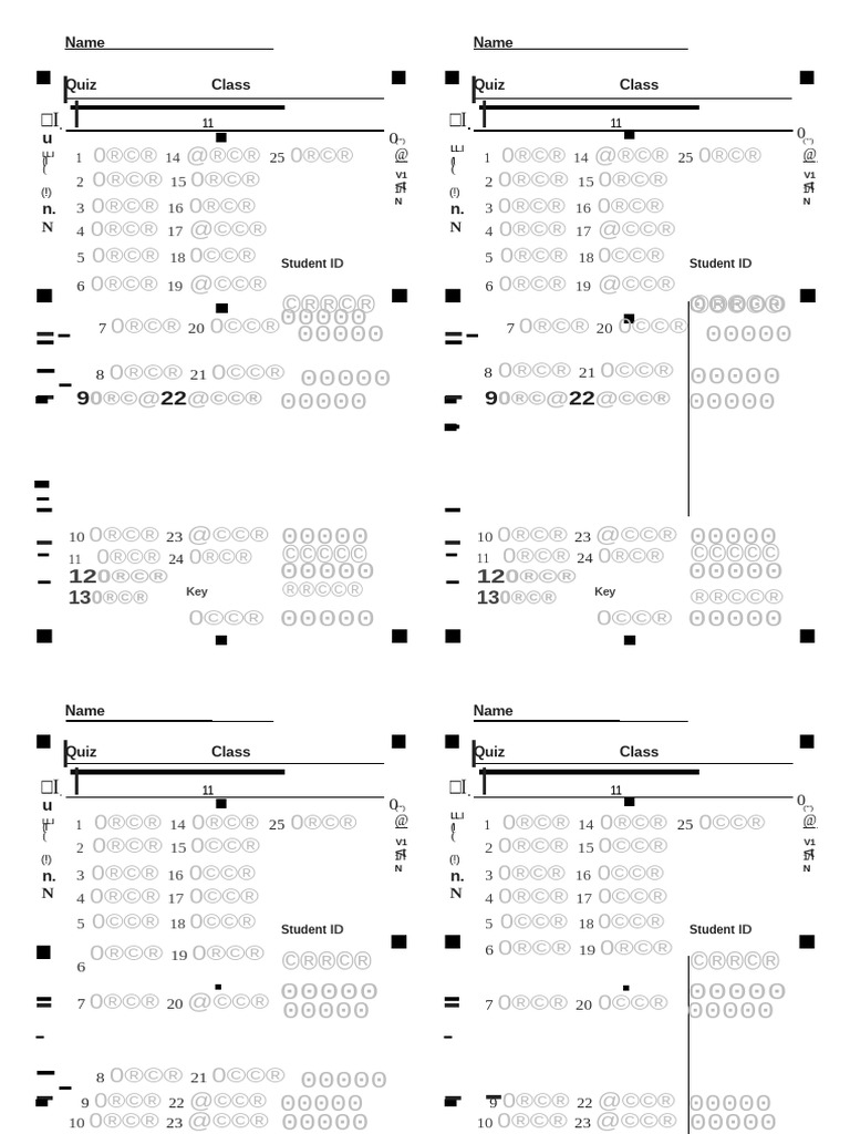 As25 Blank A4 4 Sheets | PDF