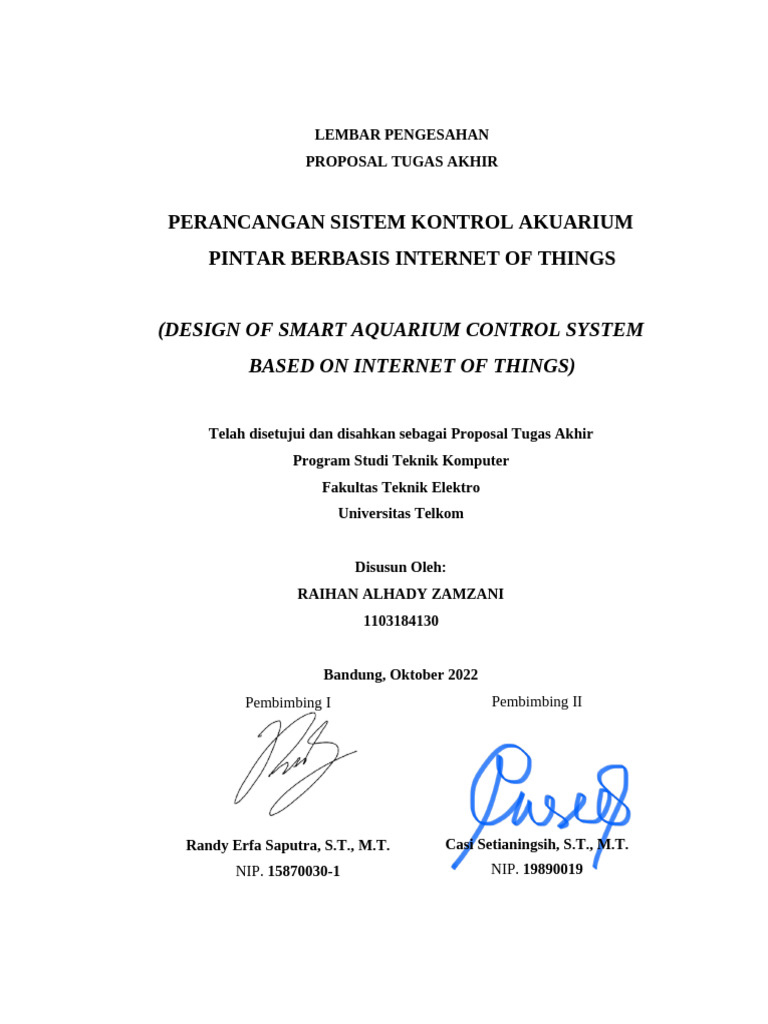 Lembar Pengesahan | PDF