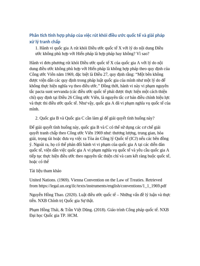 Phan Tich Rut Khoi Dieu Uoc Quoc Te APA | PDF