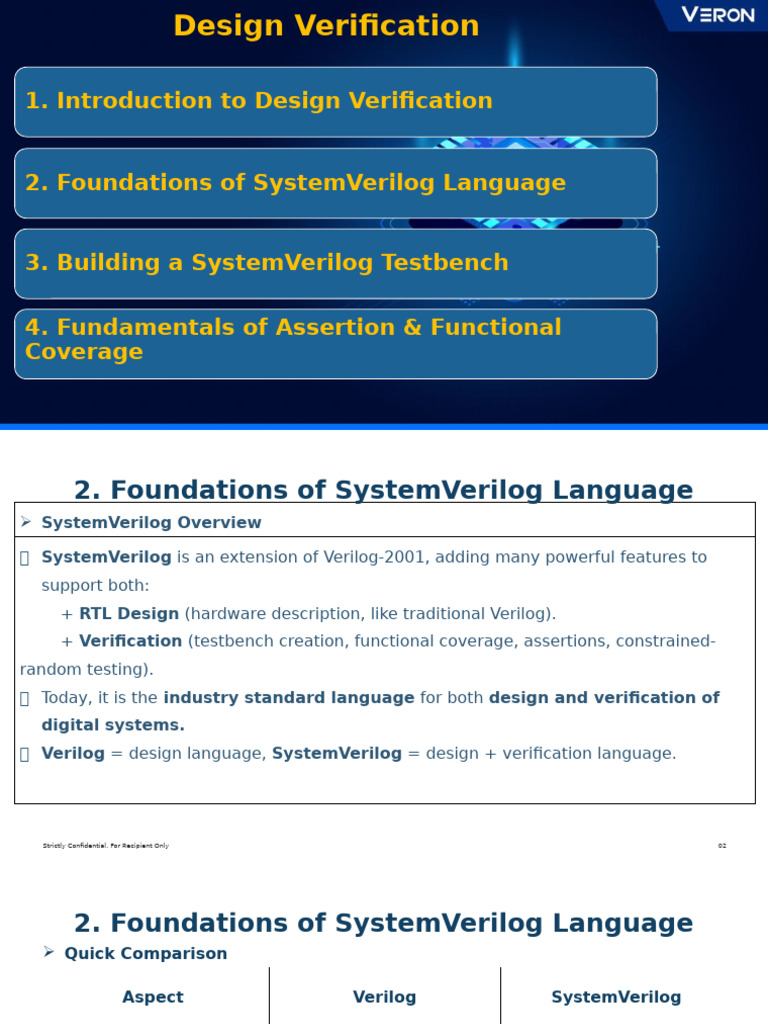SystemVerilog For Verification | PDF | Information Technology | Software Engineering