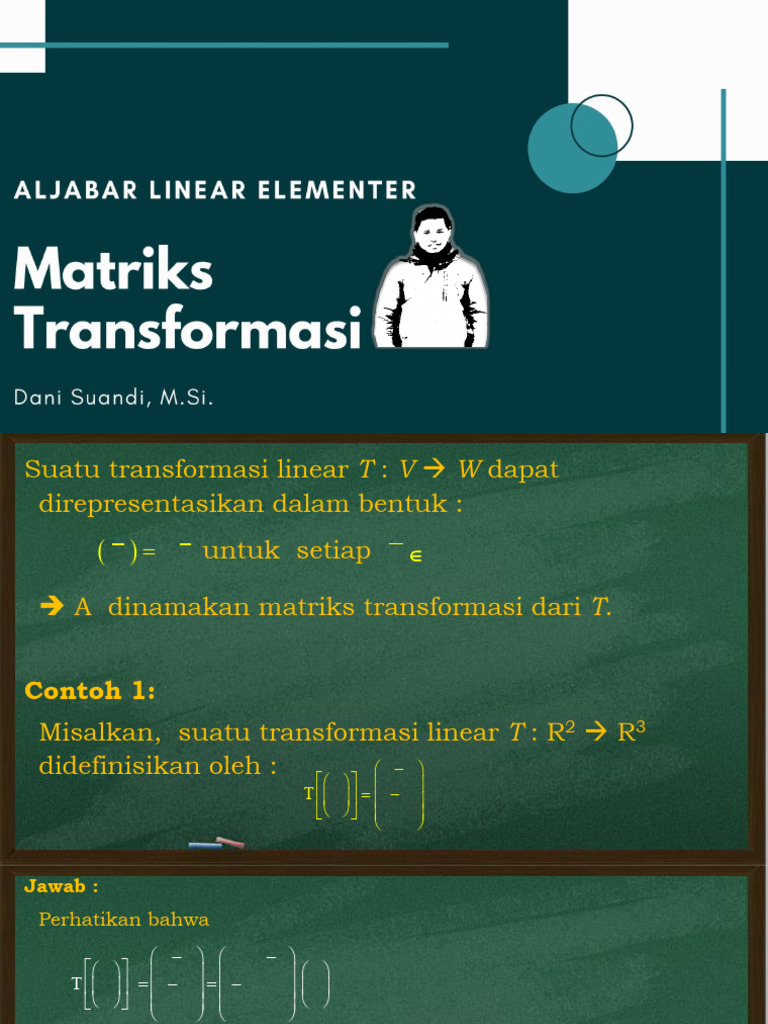 Matriks Transformasi | PDF