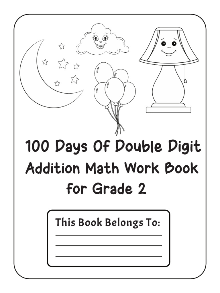 Double Digit Addition Math WorkBook Grade 2 | PDF