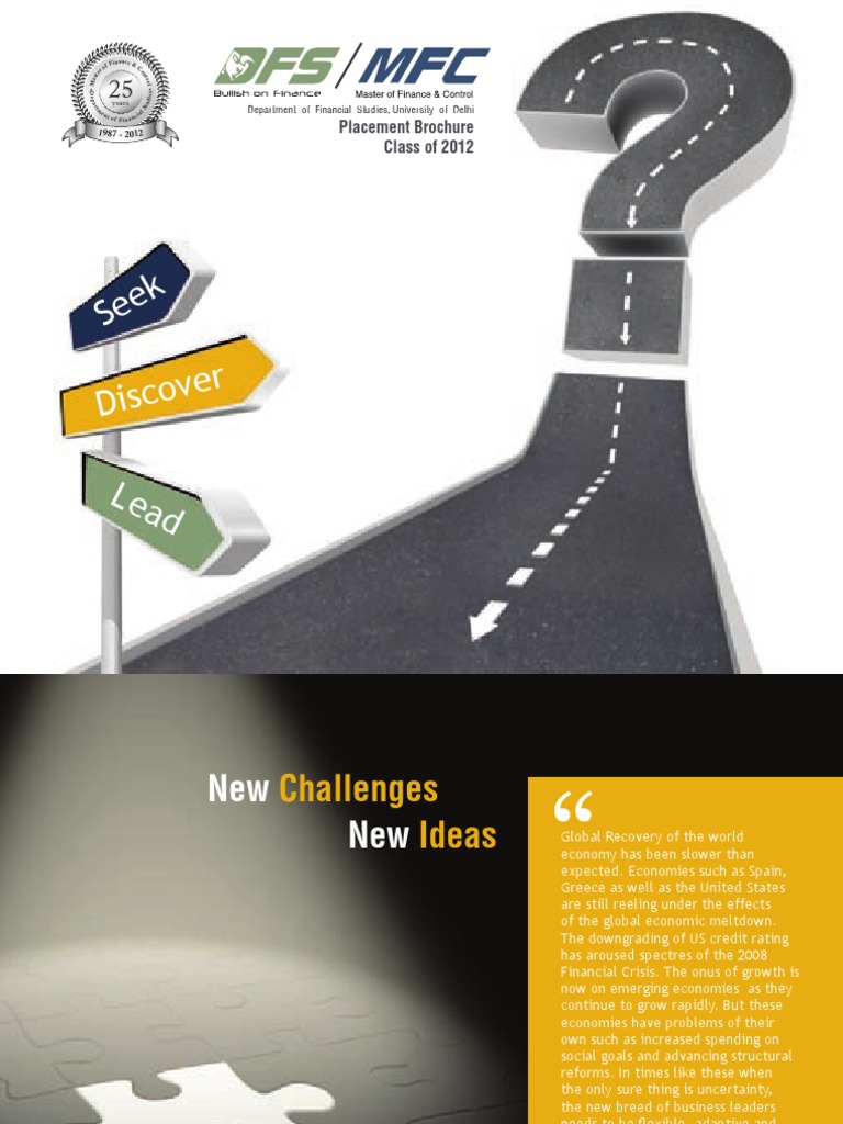 MFC DFS DU Placement Brochure | PDF | Investment Management | Doctor Of ...