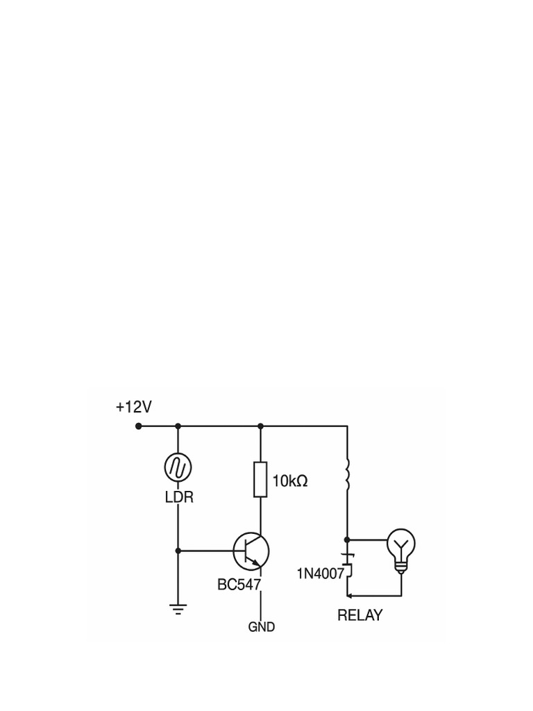 Automatic Street Light Controller Full Explanation | PDF | Relay ...