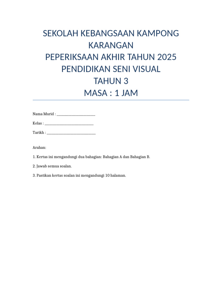PSV Tahun3 AkhirTahun Grafik | PDF