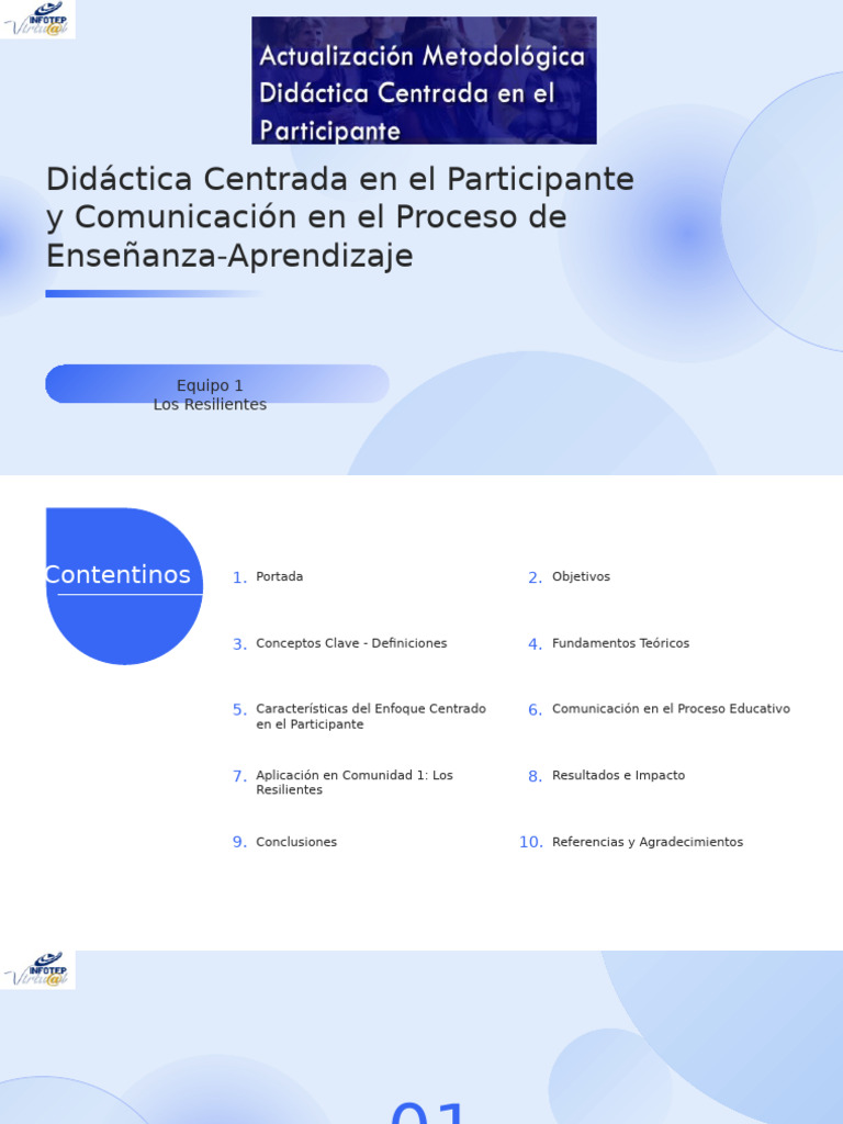 Didáctica Centrada en El Participante y Comunicación en El Proceso de ...