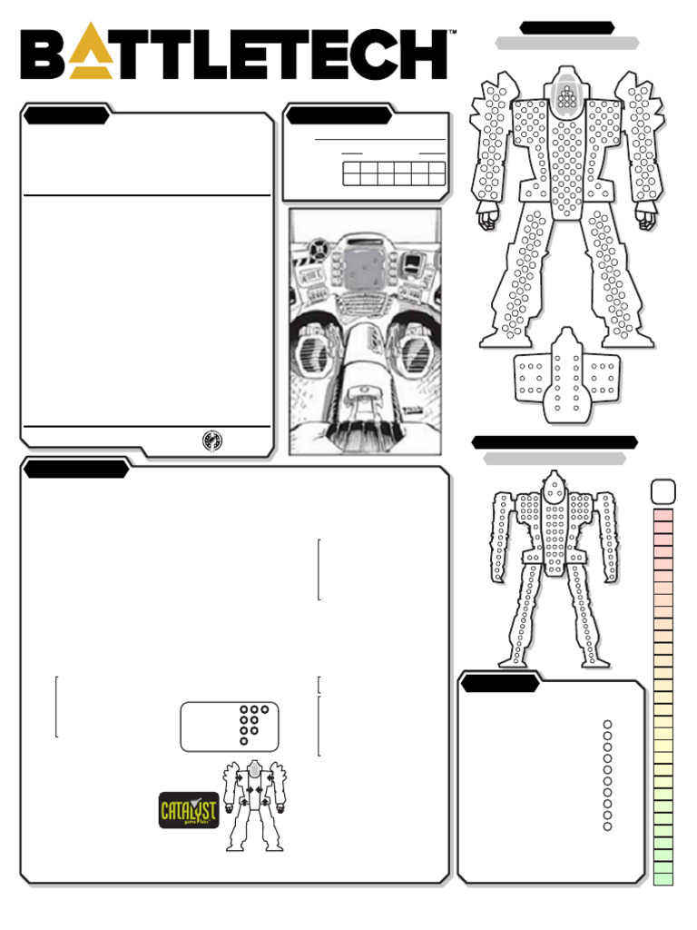 Charger CGR-1X1-J BattleMech Record | PDF | Battle Tech