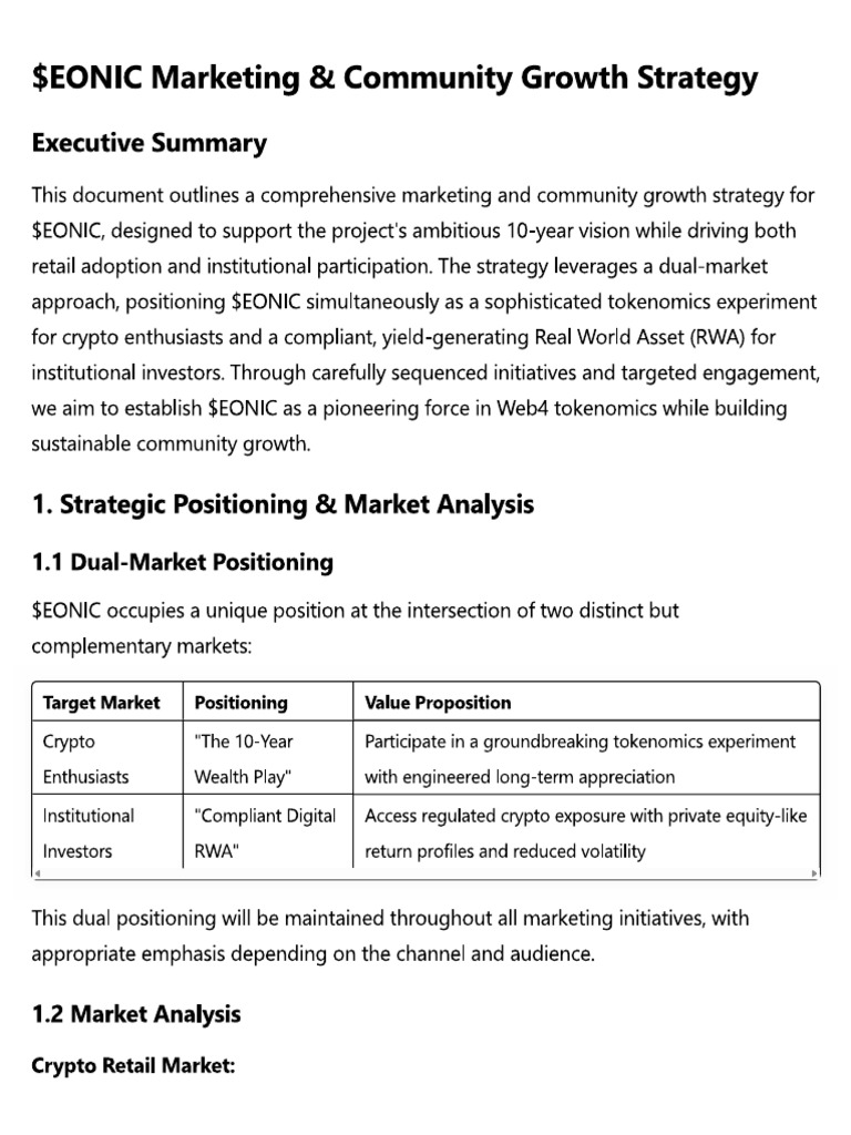 Marketing+Community Growth Strat | PDF