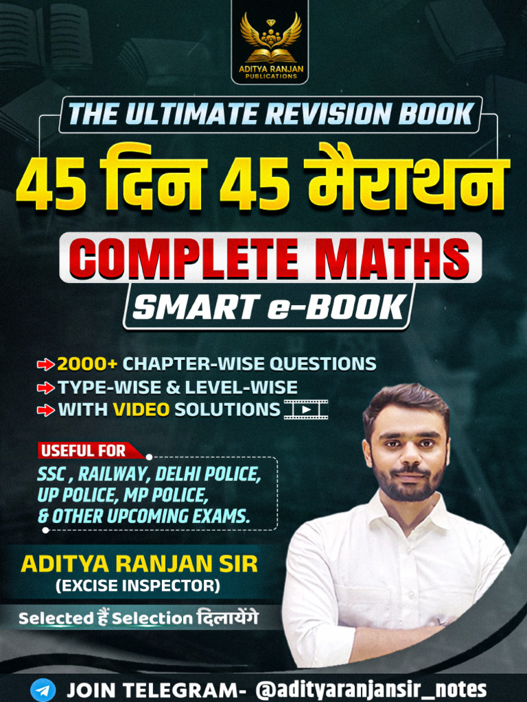 001 Smart E Book Complete Maths 45 दिन 45 मैराथन | PDF | Mathematics