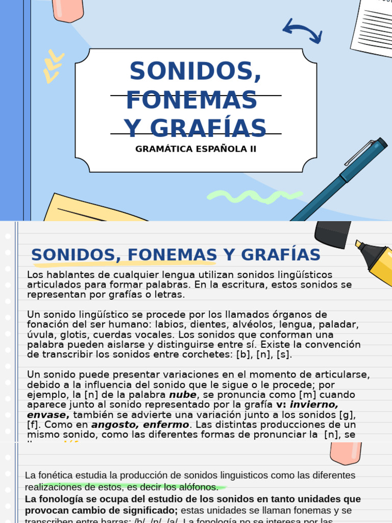 Sonidos y Fonemas en Español | PDF | Vocal | Fonema