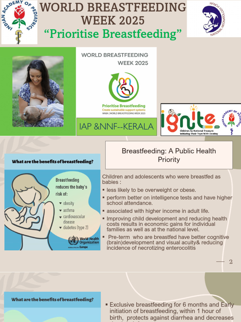 World Breastfeeding Week 2025 Insights | PDF | Breastfeeding | Breast Milk