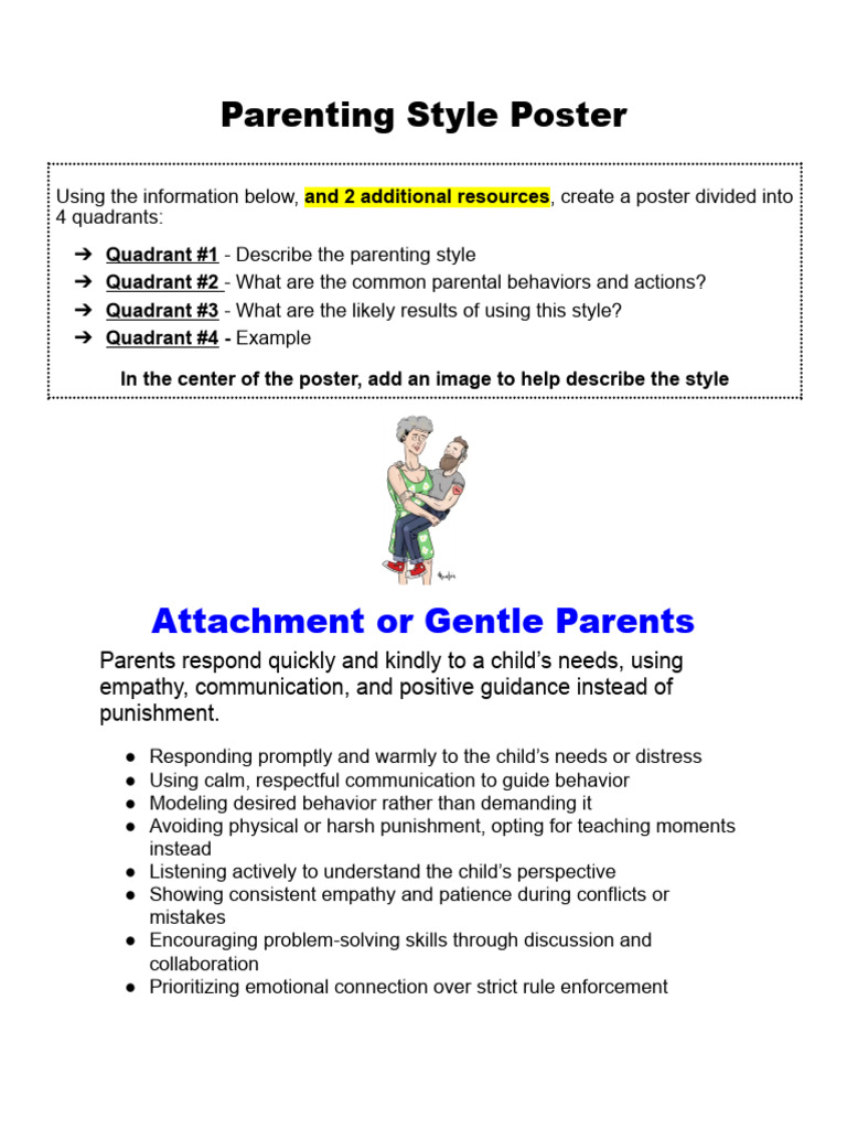 Parenting Styles Explained: A Visual Guide | PDF | Parenting ...