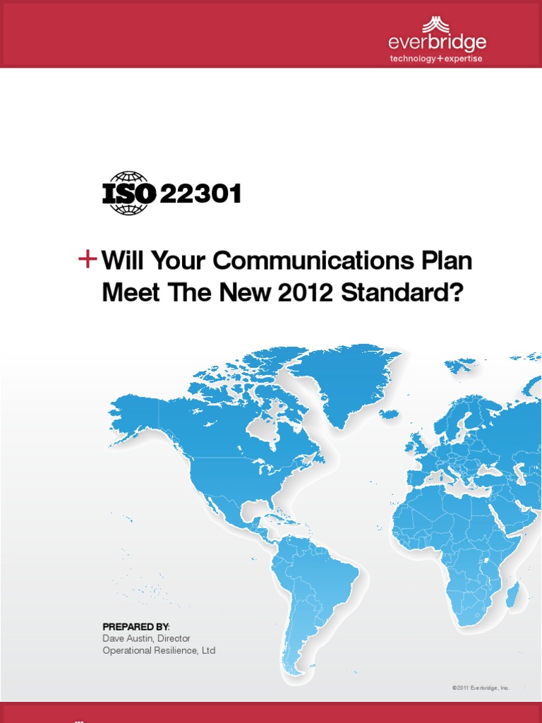 ISO22301 Whitepaper | PDF | Business Continuity | Standardization
