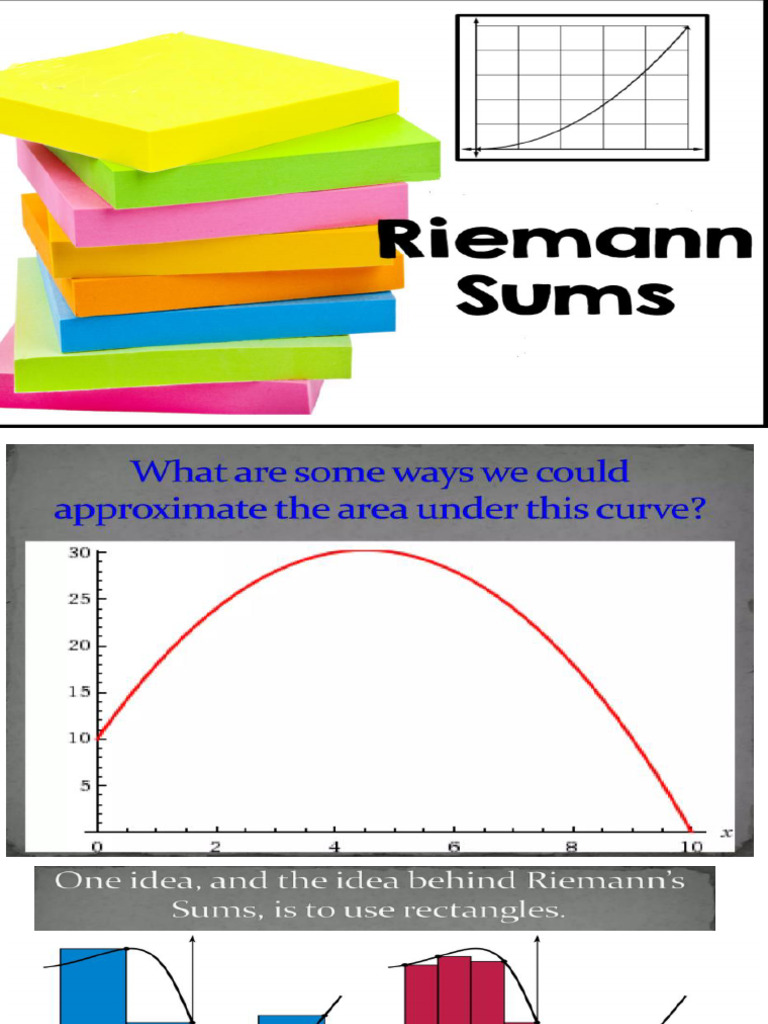 Riemann Sums for Area Estimation | PDF