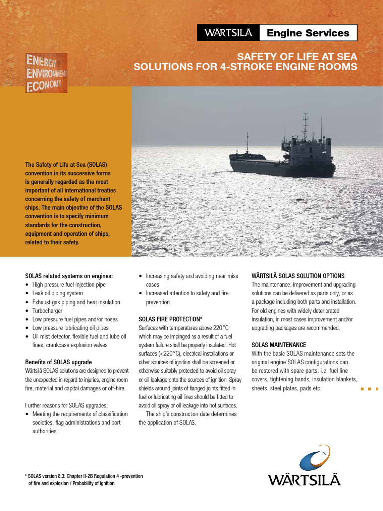 SOLAS Compliance Solutions for Ships | PDF | Engines | Mechanical ...