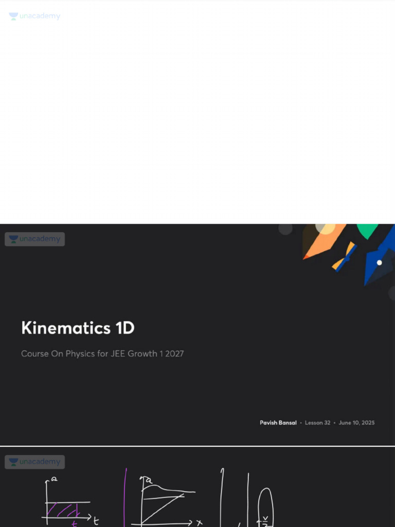 Kinematics 1D | PDF