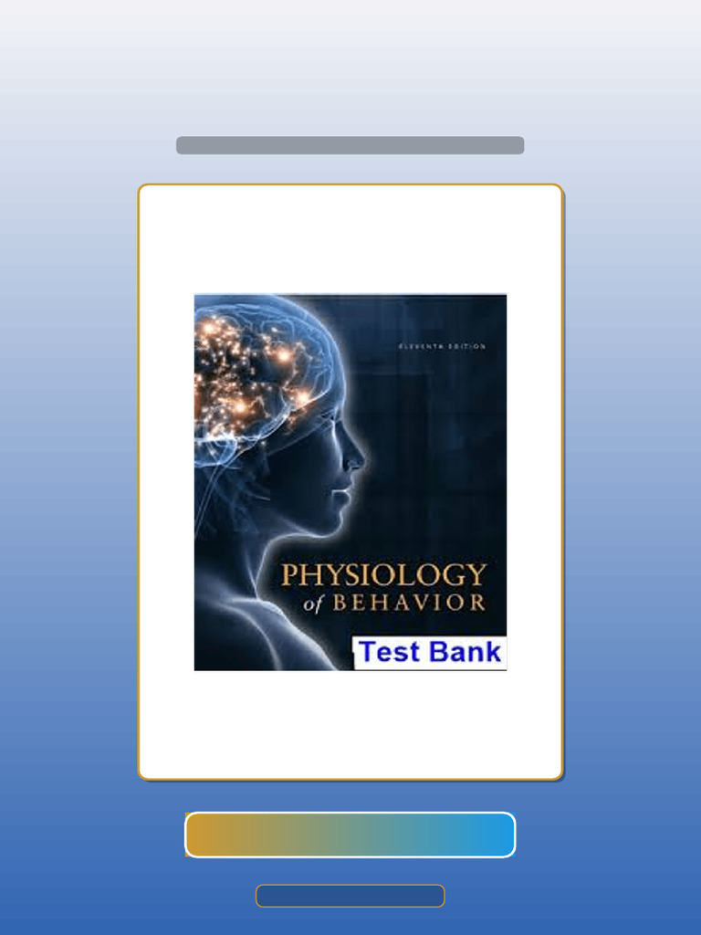 Authorized Physiology of Behavior 11th Edition by Carlson a eBook and ...