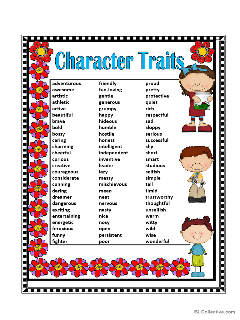 Character Traits | PDF
