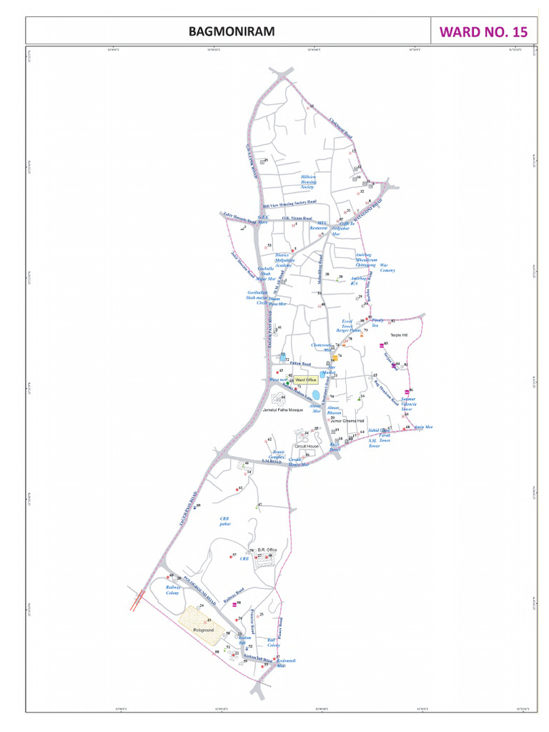 15 Ward Map CTG | PDF