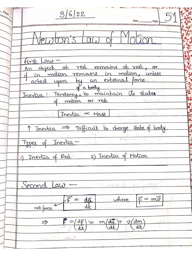 Newton - S Laws of Motion | PDF