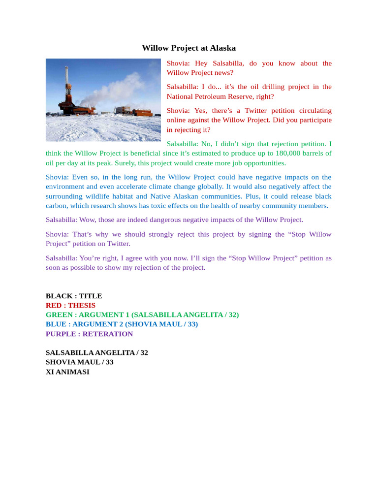 Willow Project at Alaska | PDF
