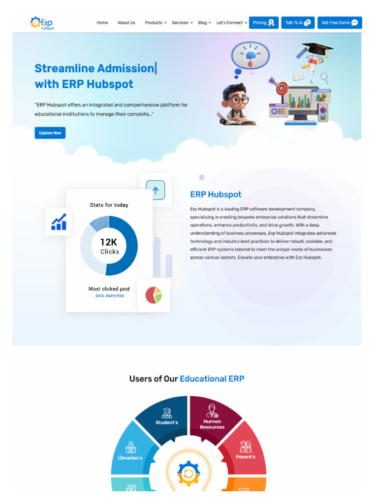 Best Cloud-Based ERP Software in Noida - ERP Hubspot | PDF