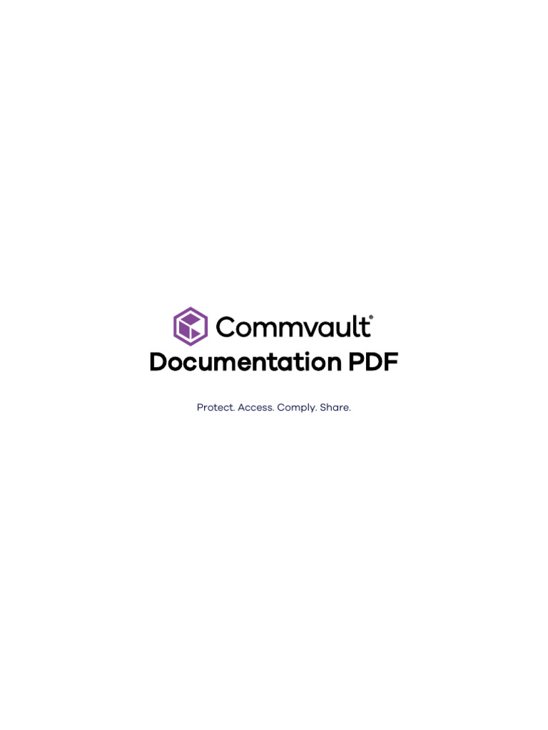Commvault Kubernetes Protection Guide | PDF | Computer Cluster | Backup