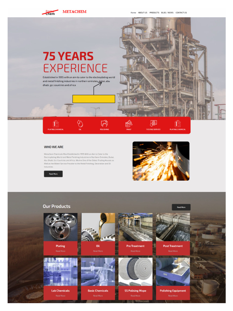 Metachem: Dubai, Abu Dhabi, GCC. ..Africa - (Use 1st Cap Letter) | PDF