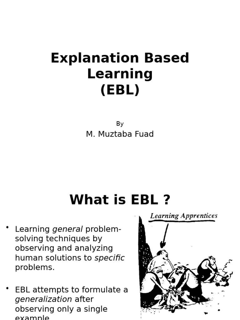 Explanation-Based Learning Overview | PDF | Concept | Cognition