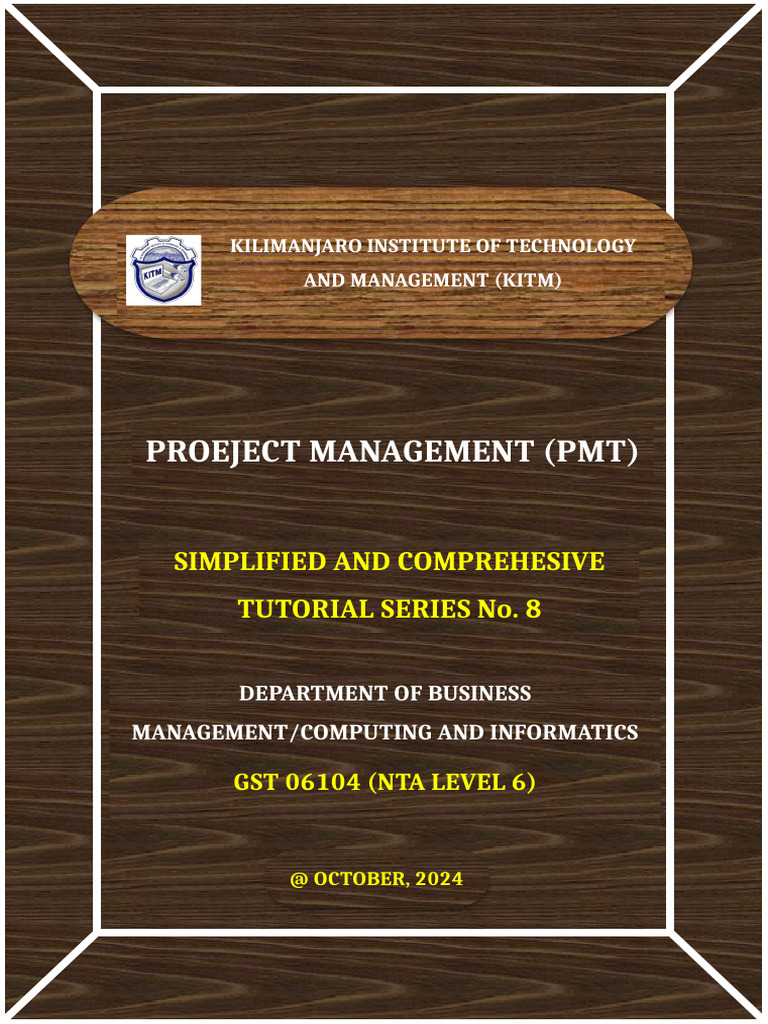 PMT - Tutorial Series 008 | PDF | Applied Mathematics | Operations Research