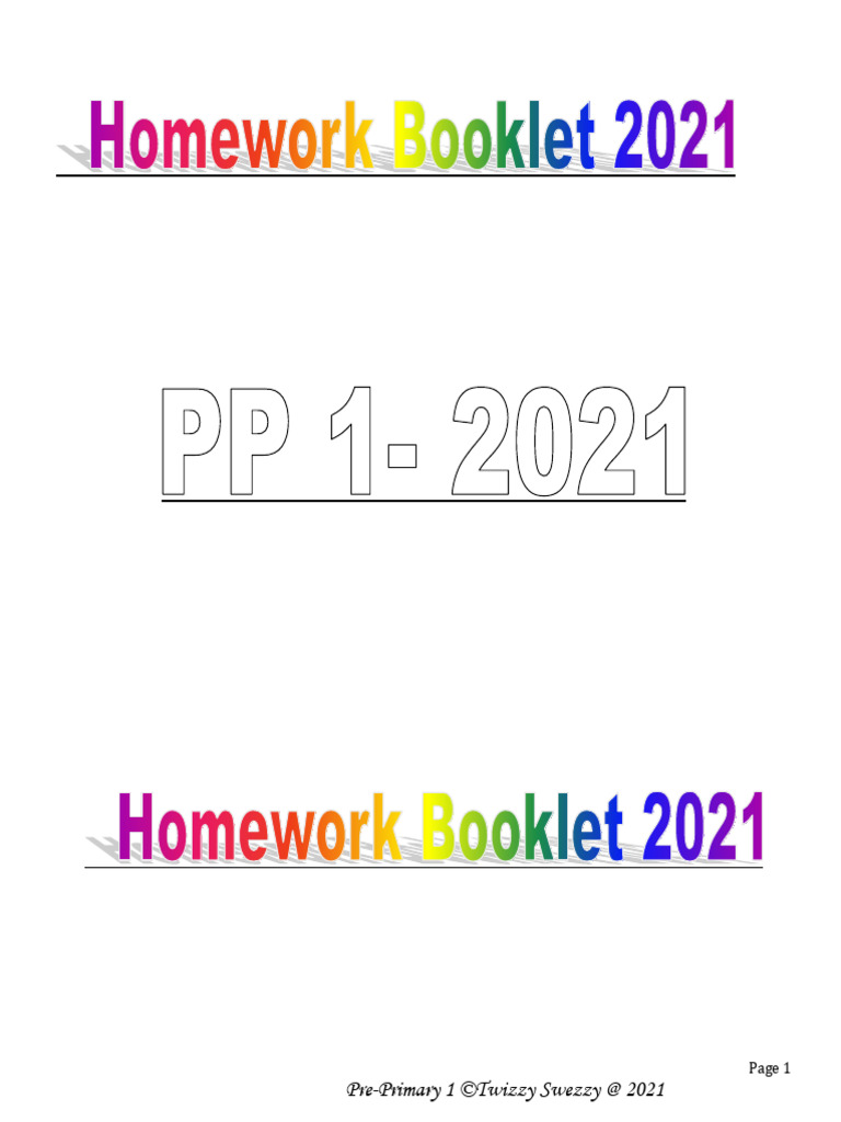 9975 Pre Primary 1 Workbook Pre Primary | PDF