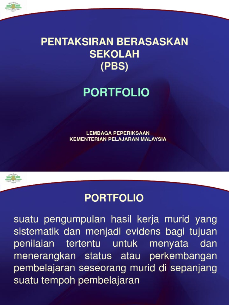 Portfolio (PBS) | PDF