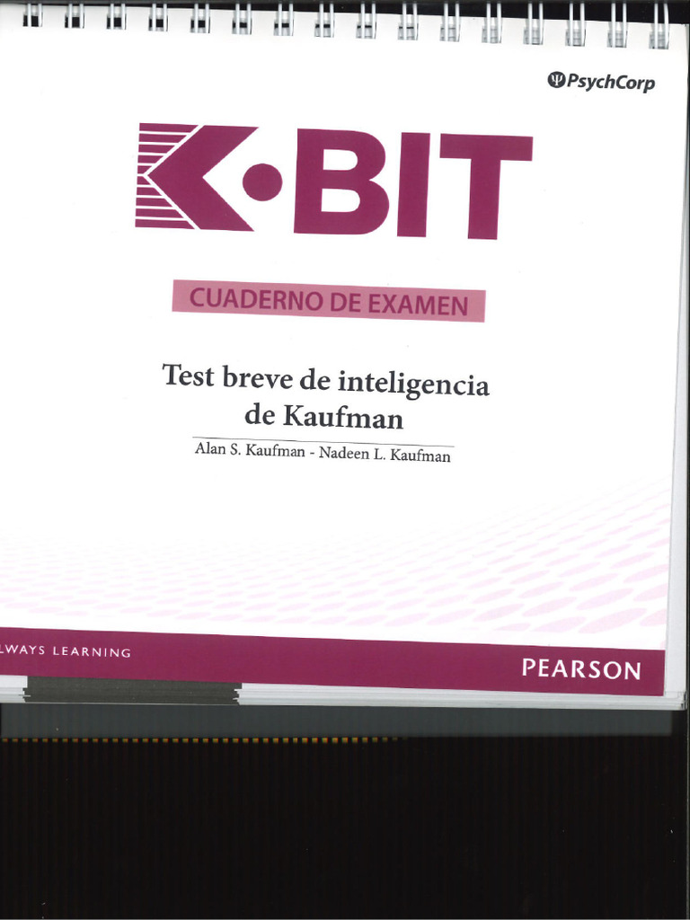 KBIT Cuaderno de Examen | PDF