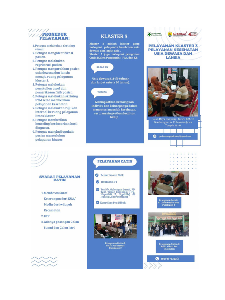 Leaflet Klaster 3 . | PDF
