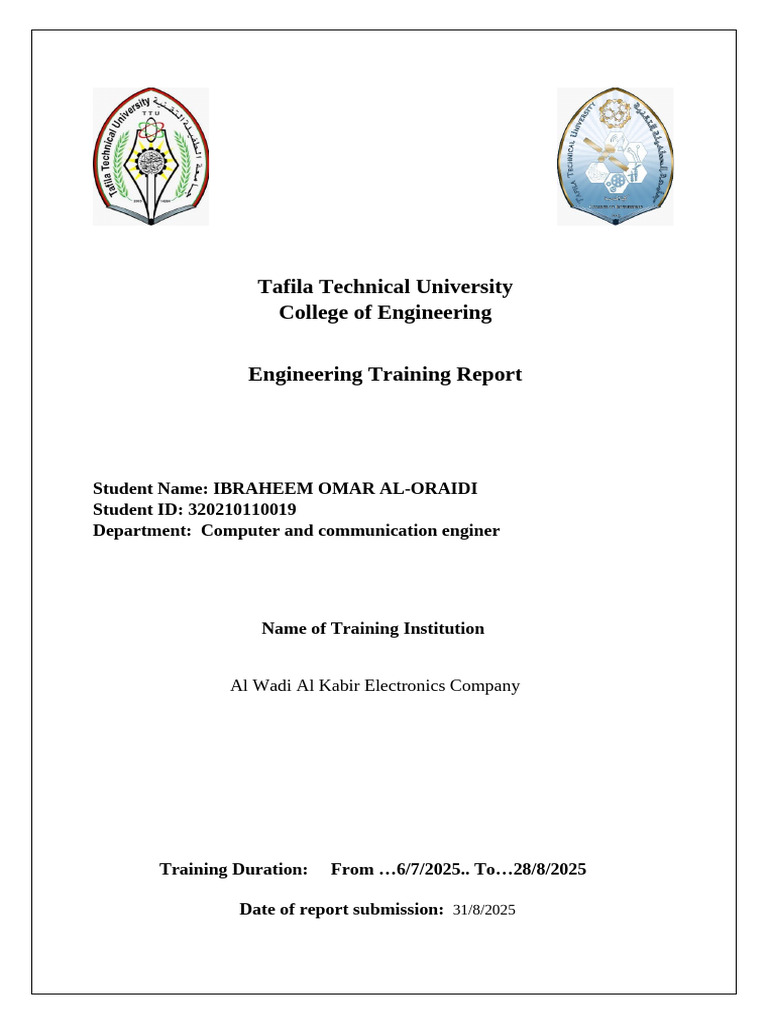 FT Report TTU (1) (AutoRecovered) Ibraheem | PDF | Optical Fiber