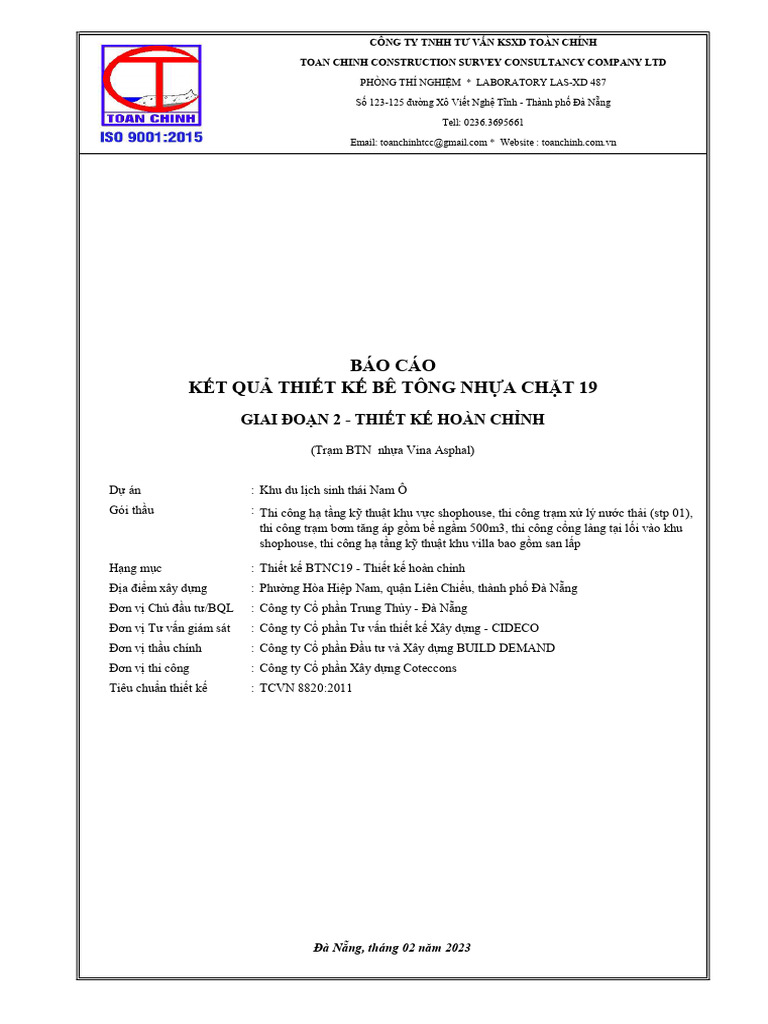 3.BTN-TK-C19-Hoan Chinh So Bo Tram Vinasphan | PDF