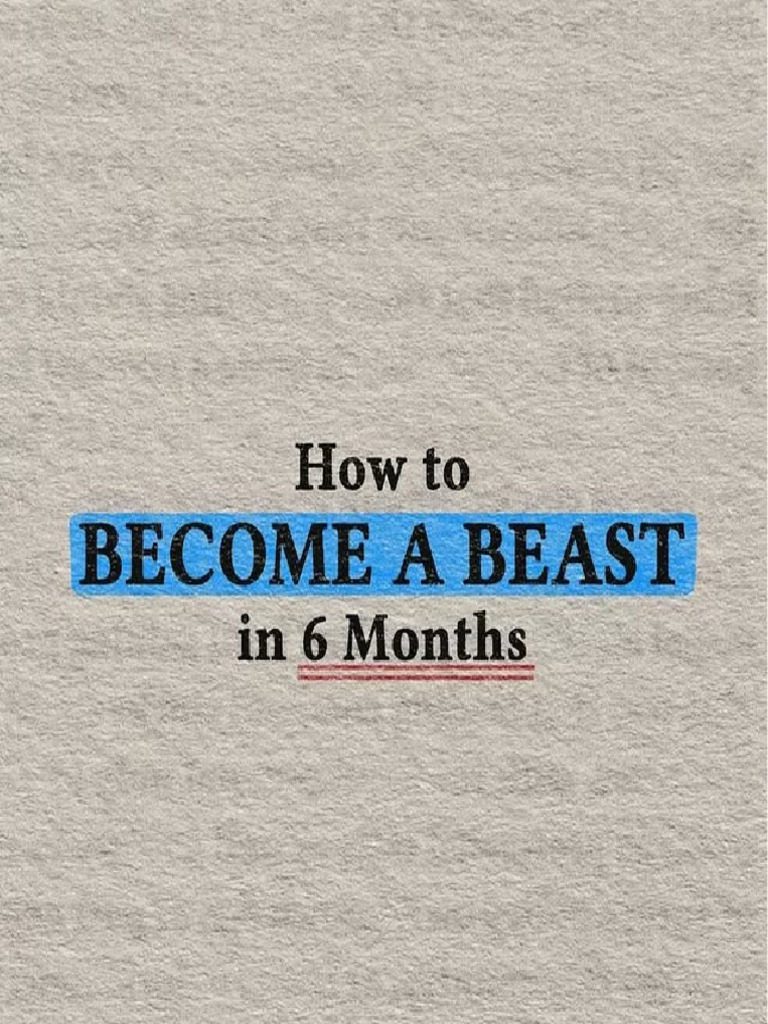 How To Become A Beast | PDF