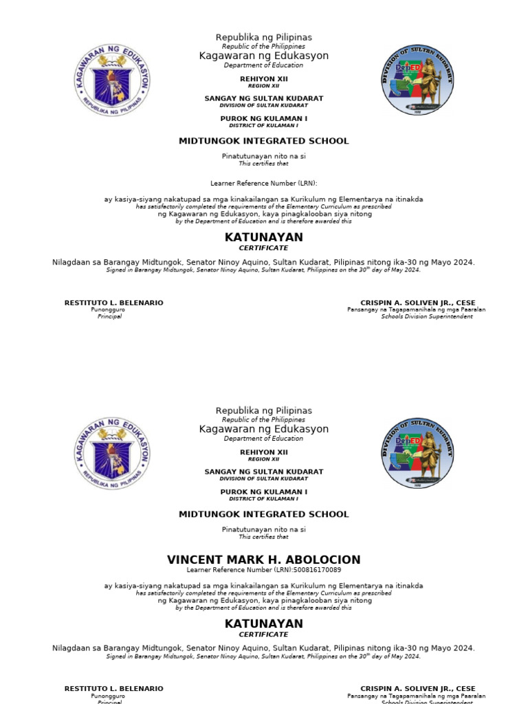 Diploma Grade 6 | PDF