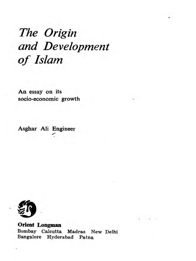 The Origin and Development of Islam An Essay On Its Socio-Economic ...