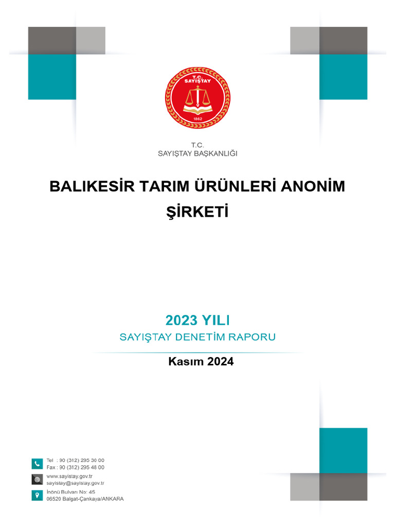 l1QZnN1Qep Balikesir Tarim Urunleri Anonim Sirketi | PDF