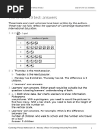 Year 3 Cambridge Maths End-of-Year Test | PDF | Mathematics